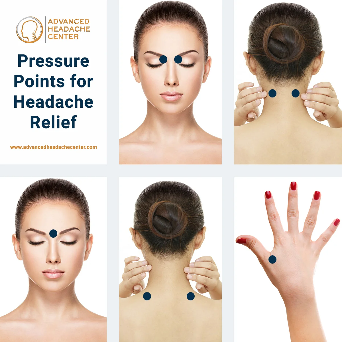 Acupressure Points For Headaches Pressure Points For Anxiety: 6 Points